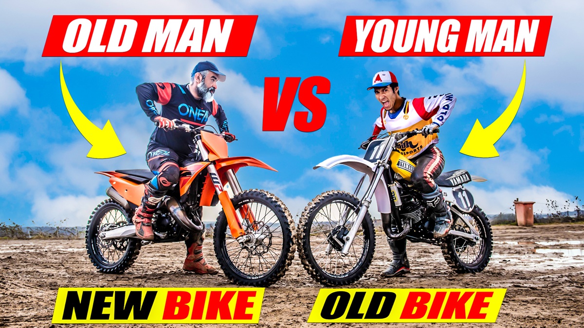 Old Rider on New Bike vs Young Rider on Old Bike! - MX Vice