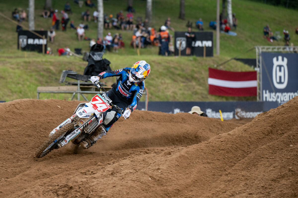 Kay de Wolf wins first moto of MX2 in Latvia - MX Vice