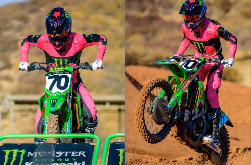 First pictures of Jorge Prado on Kawasaki - MX Vice