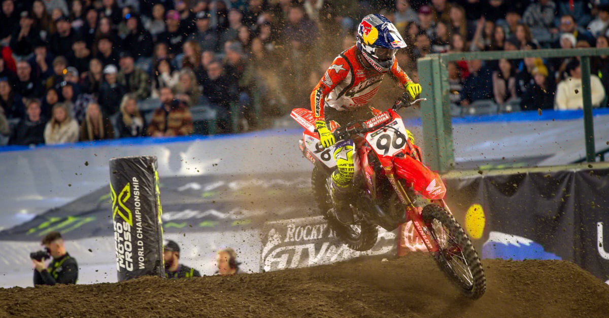 Hunter Lawrence - crashed out in Tampa - MX Vice