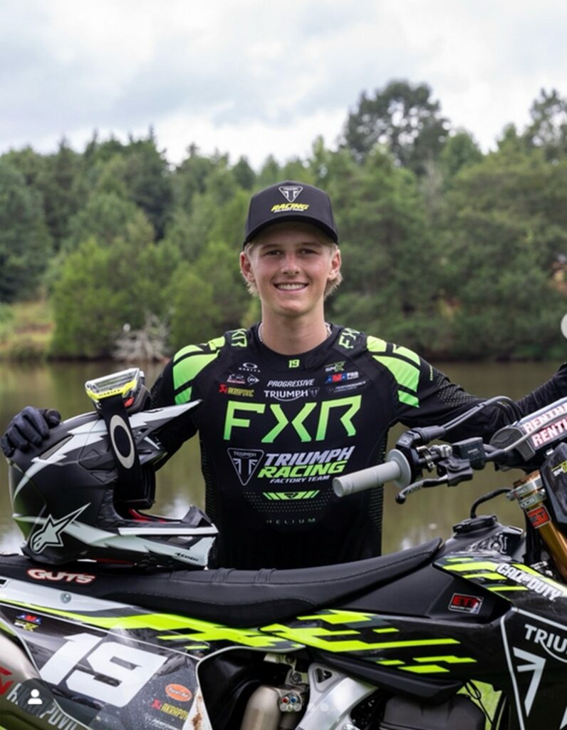 Deacon Denno joins Triumph Racing America - MX Vice