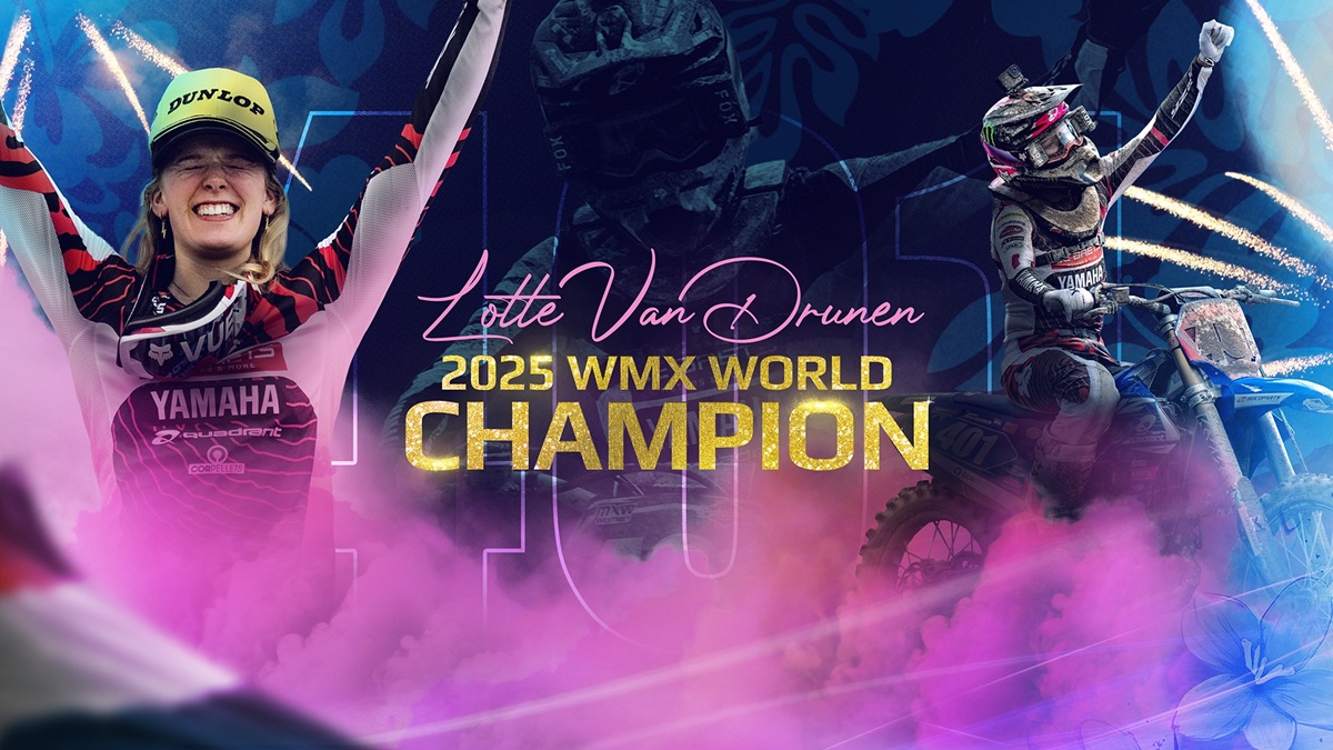 Lotte van Drunen Crowned 2025 WMX World Champion! - MX Vice